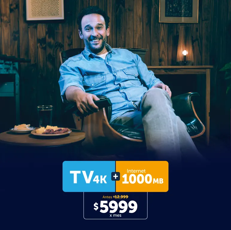 Internet Telecentro 150 Megas más TV