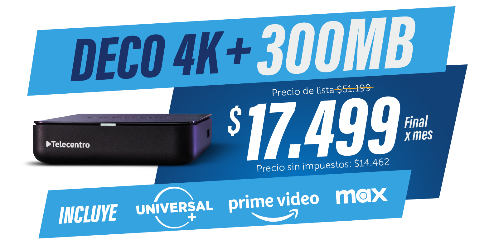 300mb tv más internet